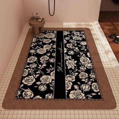 美式加厚款浴室垫可裁剪速干防滑