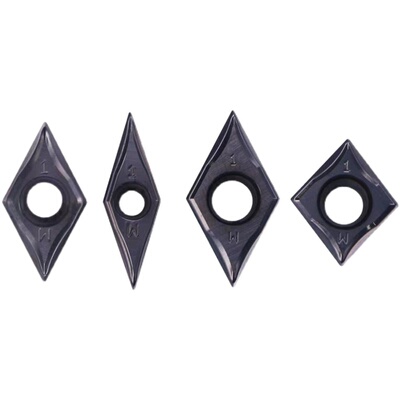 走心机不锈钢精车刀片断削槽55度35度菱形外圆DCGT11/VCGT11R0.2