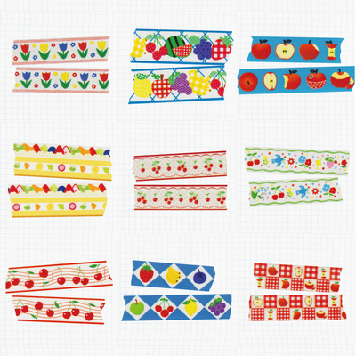 韩国Fruitfries水果手帐胶带