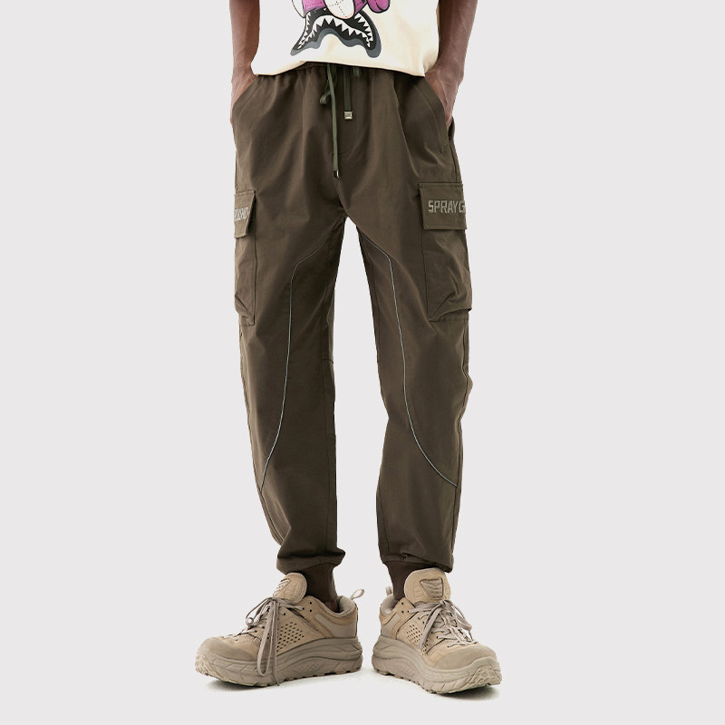 【特卖】SprayGround个性时尚工装百搭街头潮流舒适运动针织长裤