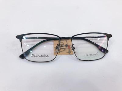 商务休闲文艺合金方形眼镜架