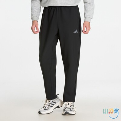 正品ADIDAS阿迪达斯简约LOGO百搭男透气运动休闲针织长裤KY4941