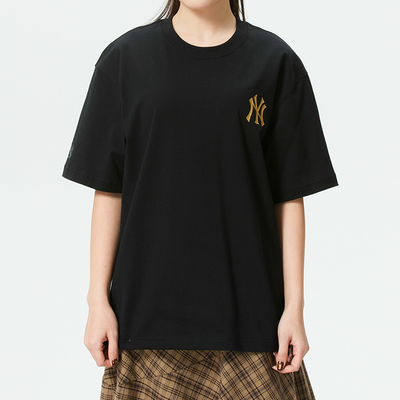 夏季新款正品MLB百搭透气圆领时尚男女运动休闲短袖T恤3ATSQ0261