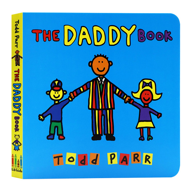 英文原版绘本 The Daddy Book爸爸儿童情商亲子启蒙纸板书名家Todd Parr儿童家庭成长教育_虎窝淘