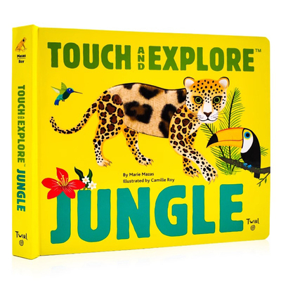 丛林动物触摸书英文原版绘本