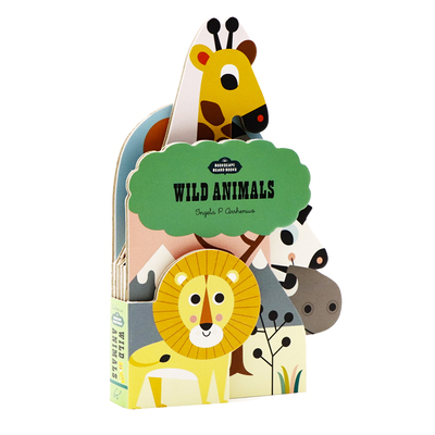 野生动物进口英文原版纸板造型书