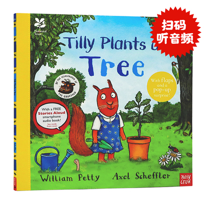 蒂莉种了一棵树 英文原版 National Trust Tilly Plants a Tree  进口图书儿童绘本动物故事图画书平装大开 Nosy Crow