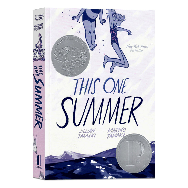 这个夏天英文原版 This One Summer凯迪克银奖小说普林兹奖进口儿童图画小说青少年读物蓝思(Lexile)阅读分级GN300L_虎窝淘