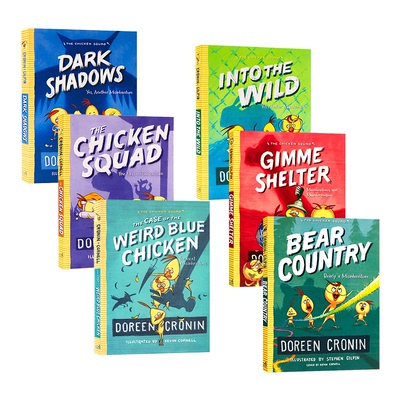 小鸡特工队6册英文原版