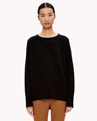 TH家圆领套头宽松毛衣针织衫