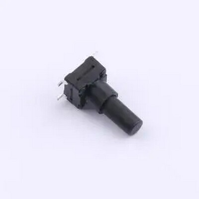 TSX06352-135D534DA-R0300 6*6*13.5编带防水轻触开关280gf黑护套