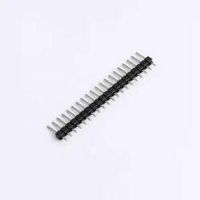 PZ2.54-WV20H-A60 1x20P 间距:2.54mm 方针 直插 插件,P=2.54mm