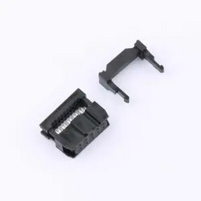 IDC1-10370B0ATB1 3件套 P=2.54mm IDC刺破式连接器(牛角/简牛)