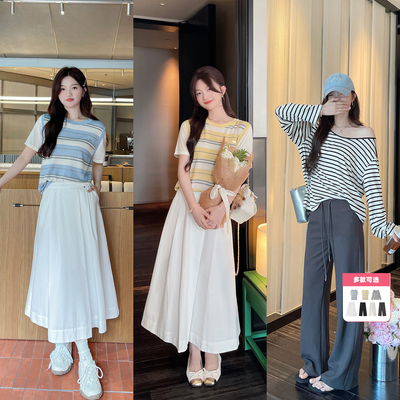 TAKIYAS SHOP针织衫/半裙/条纹T/休闲裤