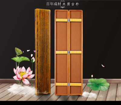 6065cm大容量加长木制鱼漂盒