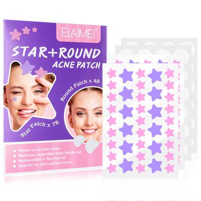136/156Pcs New Colorful Invisible Acne Removal Pimple Patch