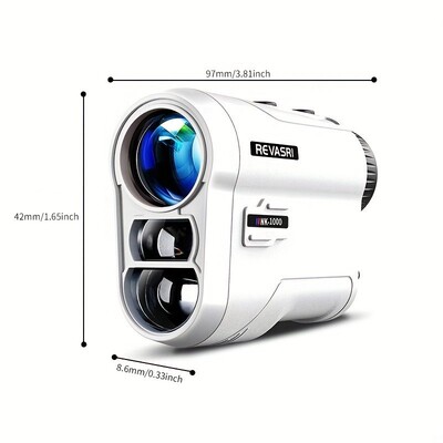 REVASRI Golf Laser Rangefinder 600M Rechargeable Battery,Slo