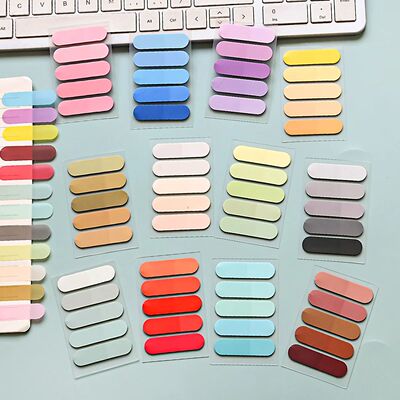 100 Sheets Writable Sticky Tabs Book Tabs Page Markers Trans