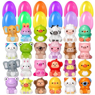 12/24/48 Pack Kids Easter Egg Hunt Game Party Favors Prefill