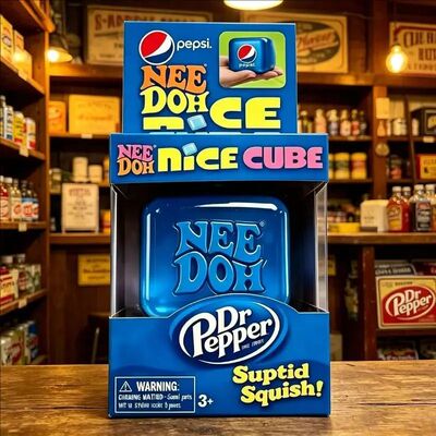 New Dr Pepper Squishy Toy Nee  Doh  Blind Box Stress Relief