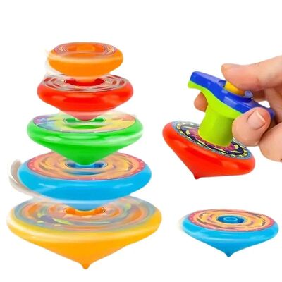 Five-Layer Stacking Spinning Top Toy for Children, Parent-Ch