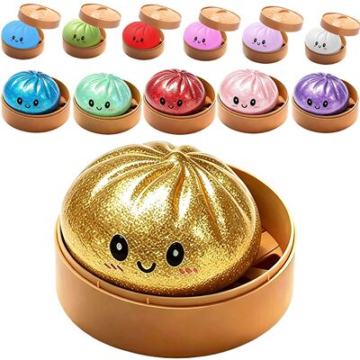 2026Glitter Dumpling Glitter Dumpling Squishy with Box Dumpl