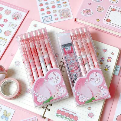 Kawaii Mechanical Pencil set 0.5/0.7mm 2B Refill Cute Cartoo