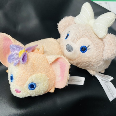 港迪 贝儿枚枚松松tsum 叠叠乐 摆件玩偶