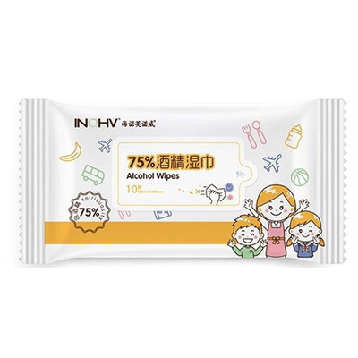 海诺酒精消毒湿巾75度10片/包
