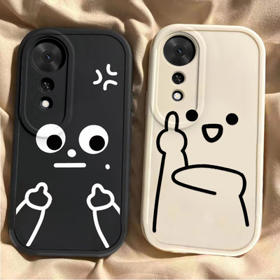 国际友好手势适用于荣耀畅玩70MPlus手机壳新款LOG-AN00全包防摔保护套70mplus可爱个性男女款ins风专用外壳