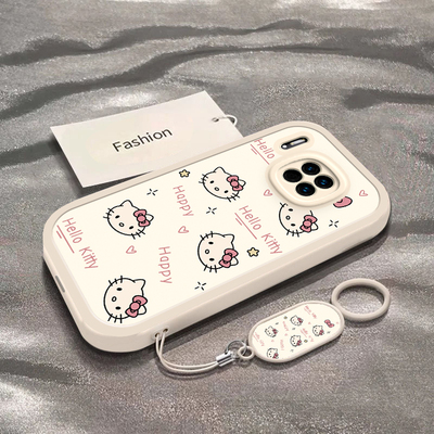 适用于华为Mate30手机壳华为Mate30Pro新款TAS-AL00全包防摔保护套30EPro男女款简约彩色凯蒂猫头专用外壳