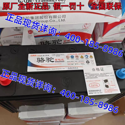 骆驼电瓶轻卡货车启动6QW-175min