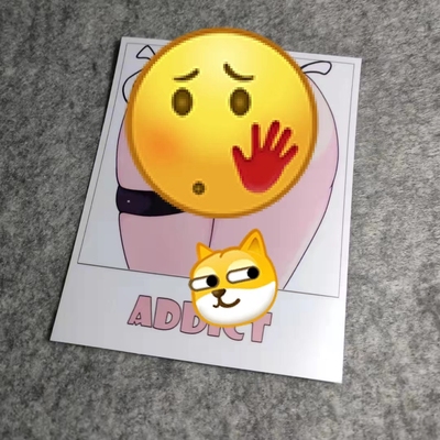 二次元死库水反光车贴老婆酱