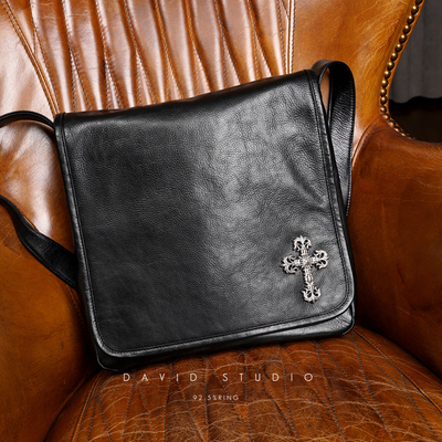 背包david尅罗心纯银镭射全手工