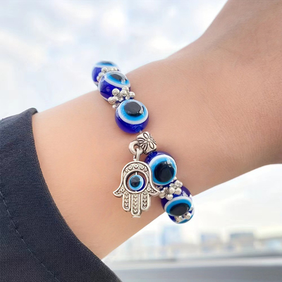 手链 blue Eye Resin Ball Bracelet women's bracelets 手串手饰