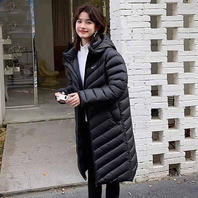 耐克官方正品中长款羽绒服女外套