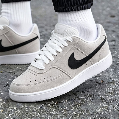 Nike耐克运动鞋男低帮翻毛皮板鞋