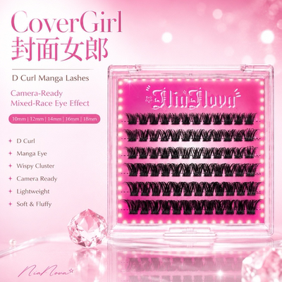 【COVERGIRL封面女郎】混血上镜轻欧美风亚裔辣妹芭比单簇假睫毛