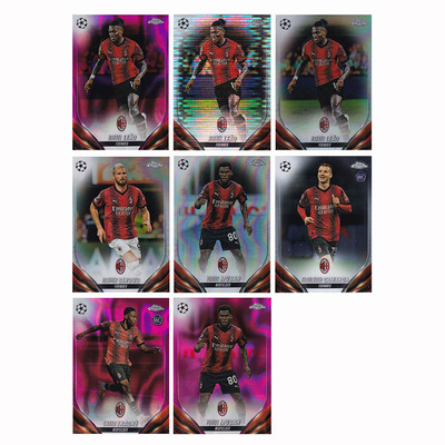 球星卡 AC米兰 银熔岩折 2023-24 Topps chrome 莱奥 吉鲁