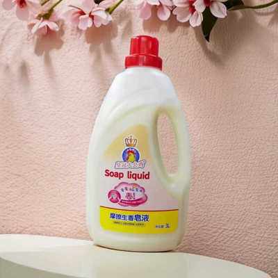 皇冠大公鸡摩擦生香皂液洗衣液