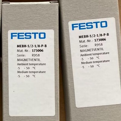 Festo电磁阀Mebh-5/2-1/8-P-B 173006现货