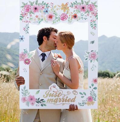 婚礼户外手持拍照相框