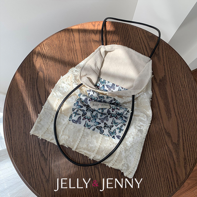 JELLY&JENNY单肩包高级印花手工