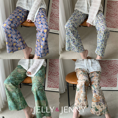 JELLY&JENNY微喇裤小众印花