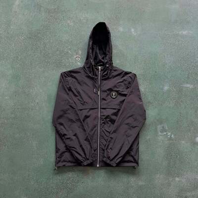Trapstar American Retro Solid Color Black Long-sleeved Windb