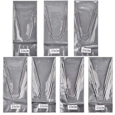 3pcs Circular Knit Needles Knitting Metal Cable Circular Kni