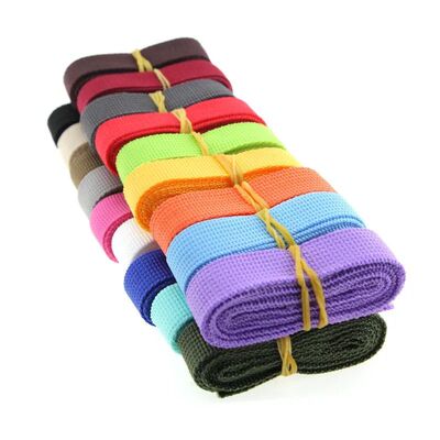New 5 Meters 25mm  Ribbon Belt Bag Cotton Webbing Polyester/