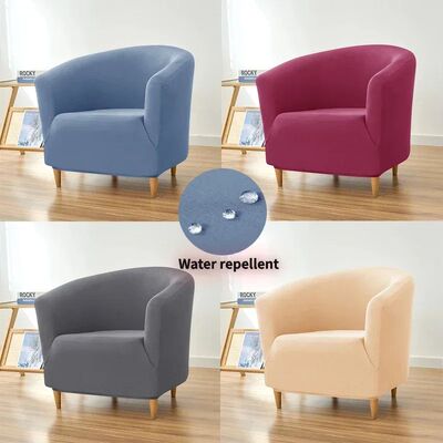 Water Repellent Club Chair ver Sretch Tub Chair Slipver Soli