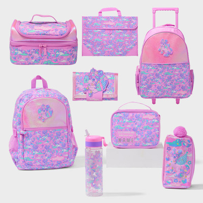 澳洲smiggle书包中小学生背包儿童大容量双肩包户外卡通休闲包新