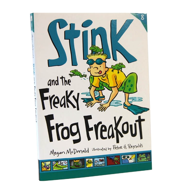 英文原版 Stink and the Freaky Frog Freakout Stink和青蛙吓坏了 英文原版 3-6岁儿童青少年读物小说